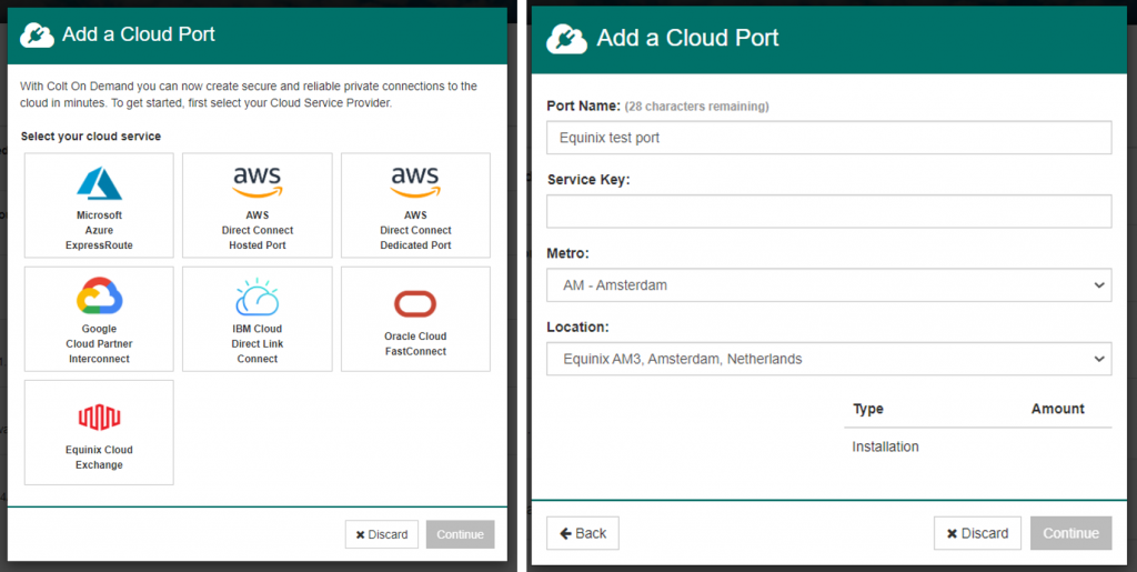 On Demand Interconnect - Colt Technology Services