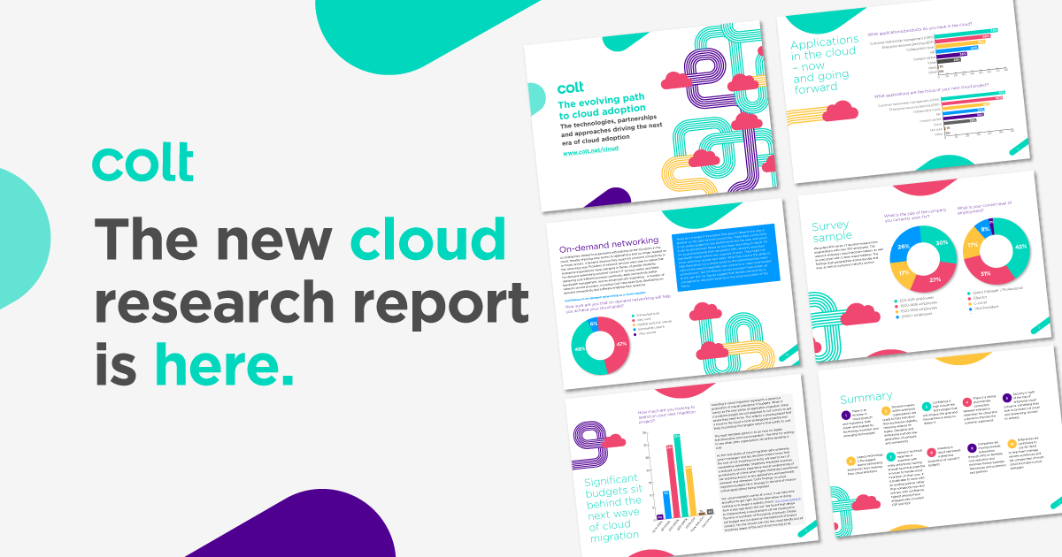 Technology evolution will underpin the next wave of enterprise cloud migration - Colt Technology ...