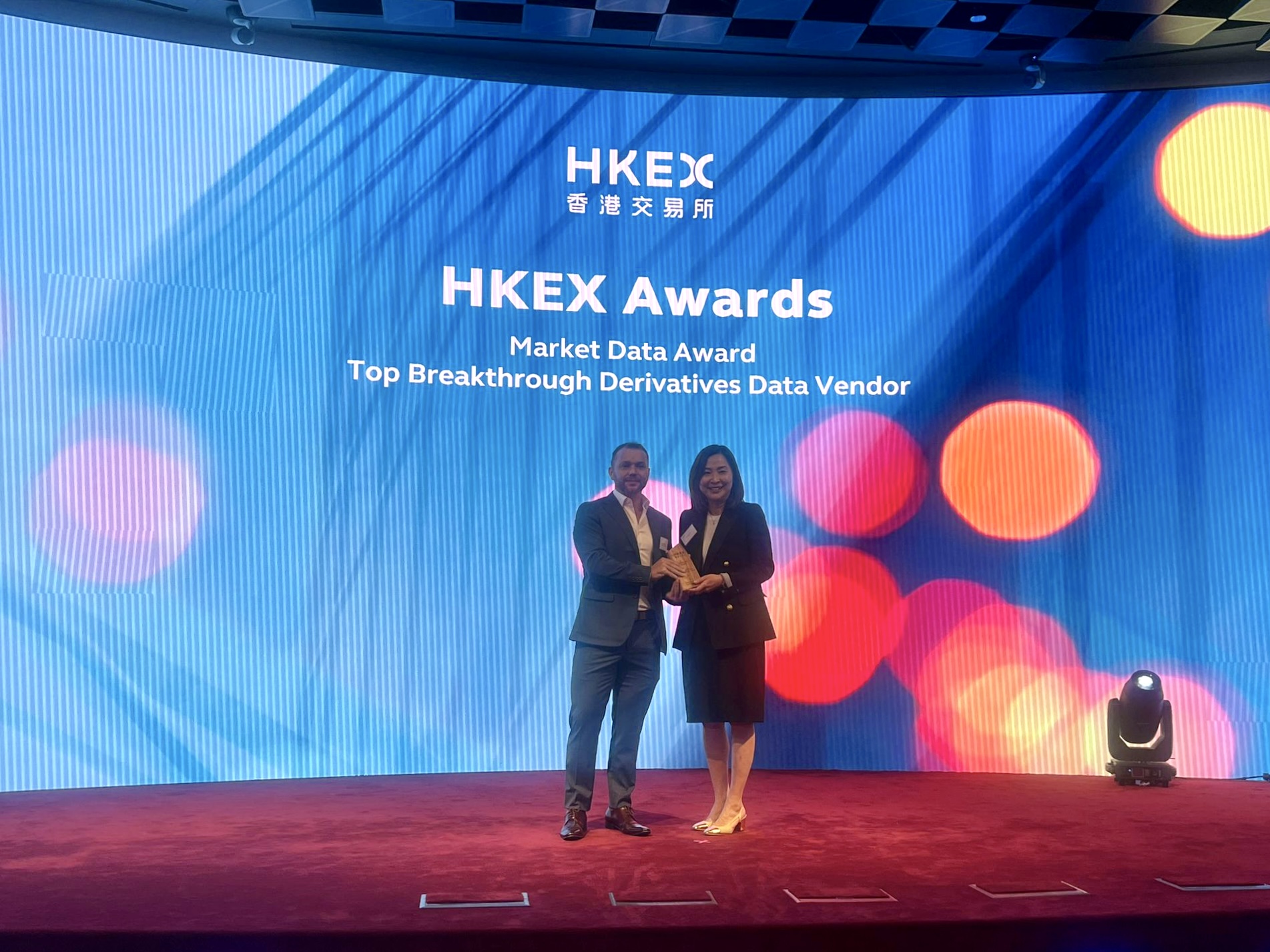 Colt named Top Breakthrough Derivatives Data Vendor at HKEX Awards 2022 - Colt Technology Services
