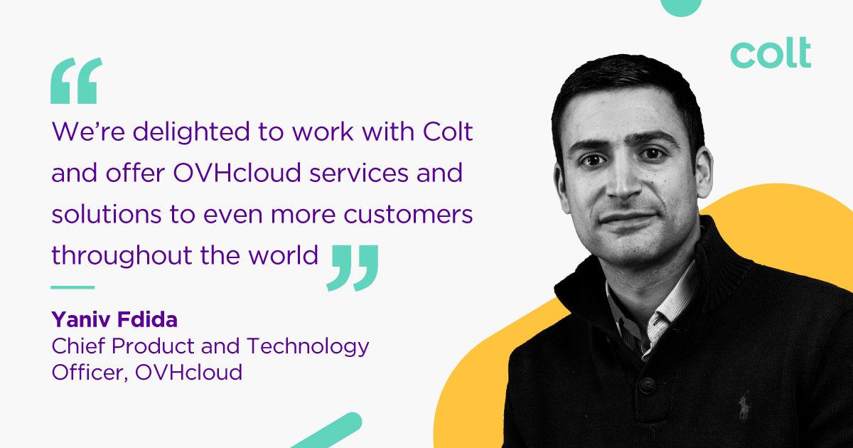 New public & private cloud services in 140 countries with OVHcloud partnership - Colt Technology ...