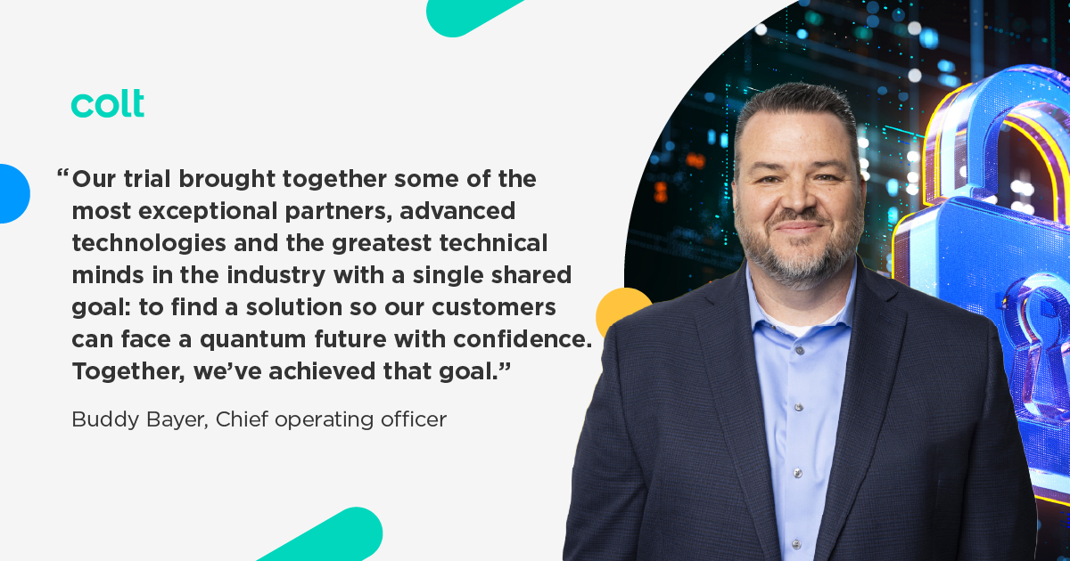 Colt completes quantum secured encryption trial across optical network ...