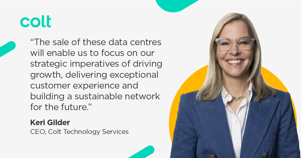 Colt Technology Services announces sale of eight European data centres - Colt Technology Services