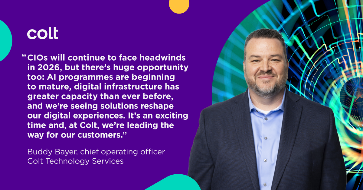 Colt Forecasts 2026 CIO technology priorities with AI for the Inference ...